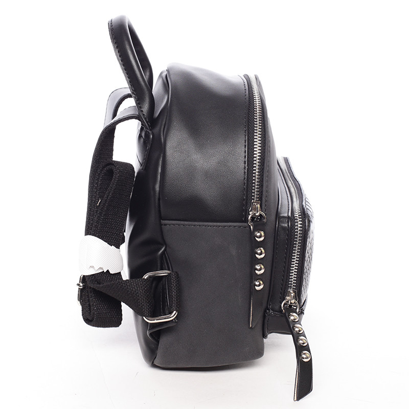 Moderný menší batôžtek pre ženy čierny - David Jones Sakar - Kabea.cz